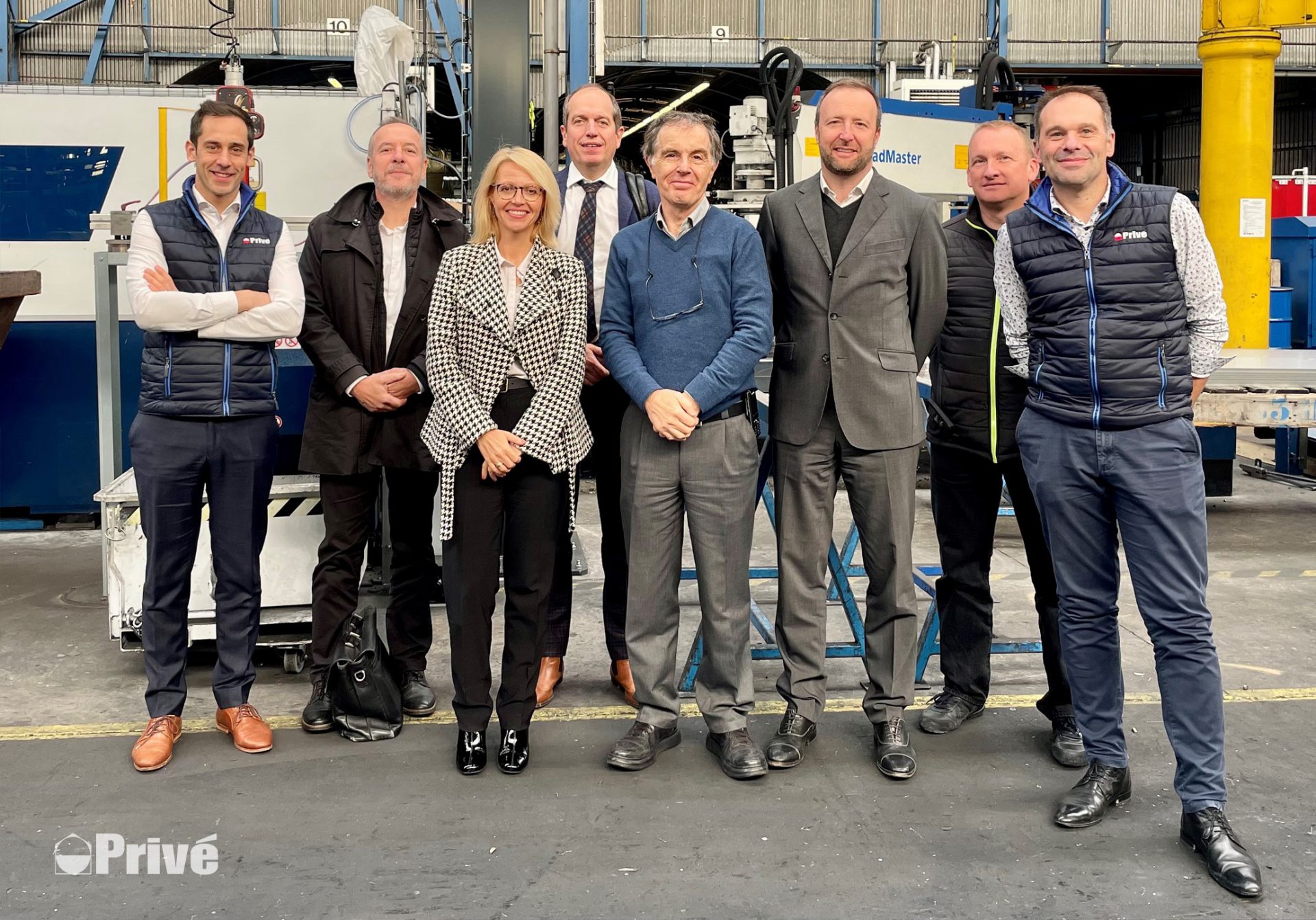 Visite de PRIVÉ SA par CEO ARCELOR MITTAL FRANCE - Groupe Privé